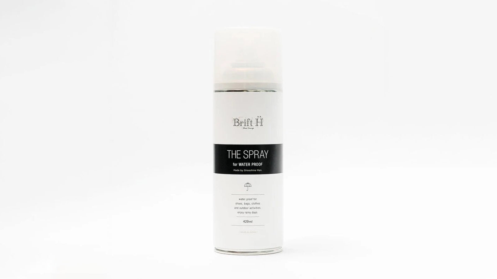 「Brift H製品通信」雨の日に革靴を履く歓びを。Brift Hの「THE SPRAY for waterproof」