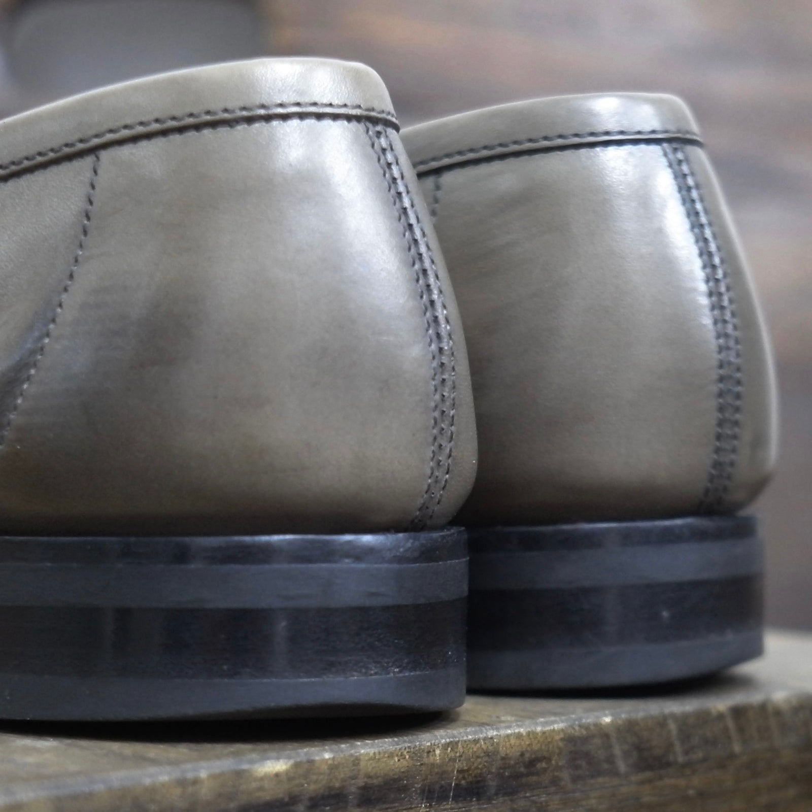 エドワードグリーン / グレー・ローファー / UK5.5D – Brift H